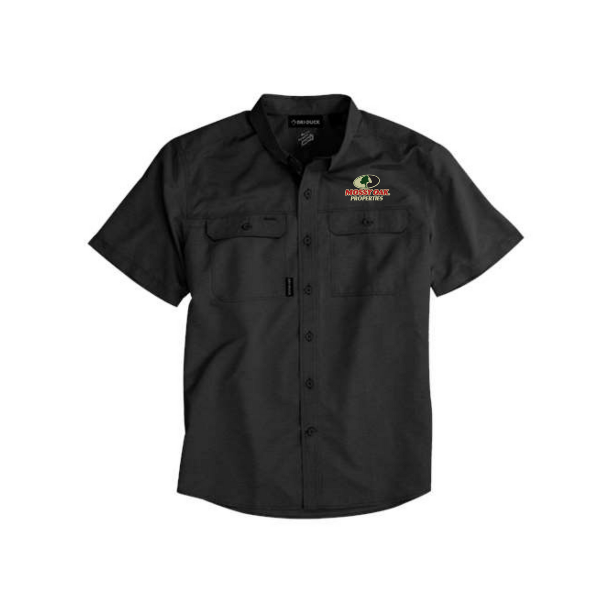 Men's Dri Duck Crossroad Woven Short Sleeve Shirt - CHARCOAL – mopgoods