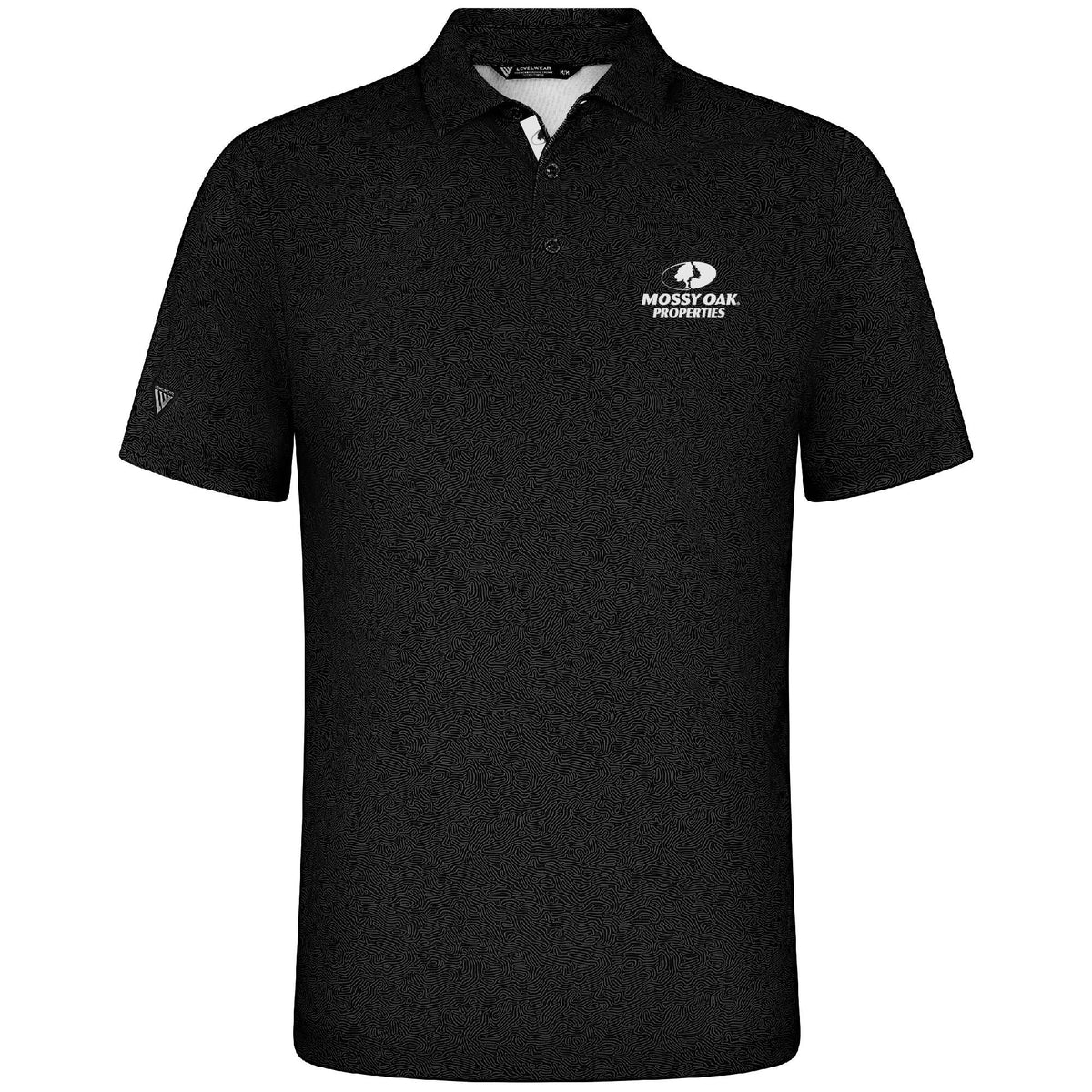 Men's Levelwear Custom Graph Polo - Black – mopgoods
